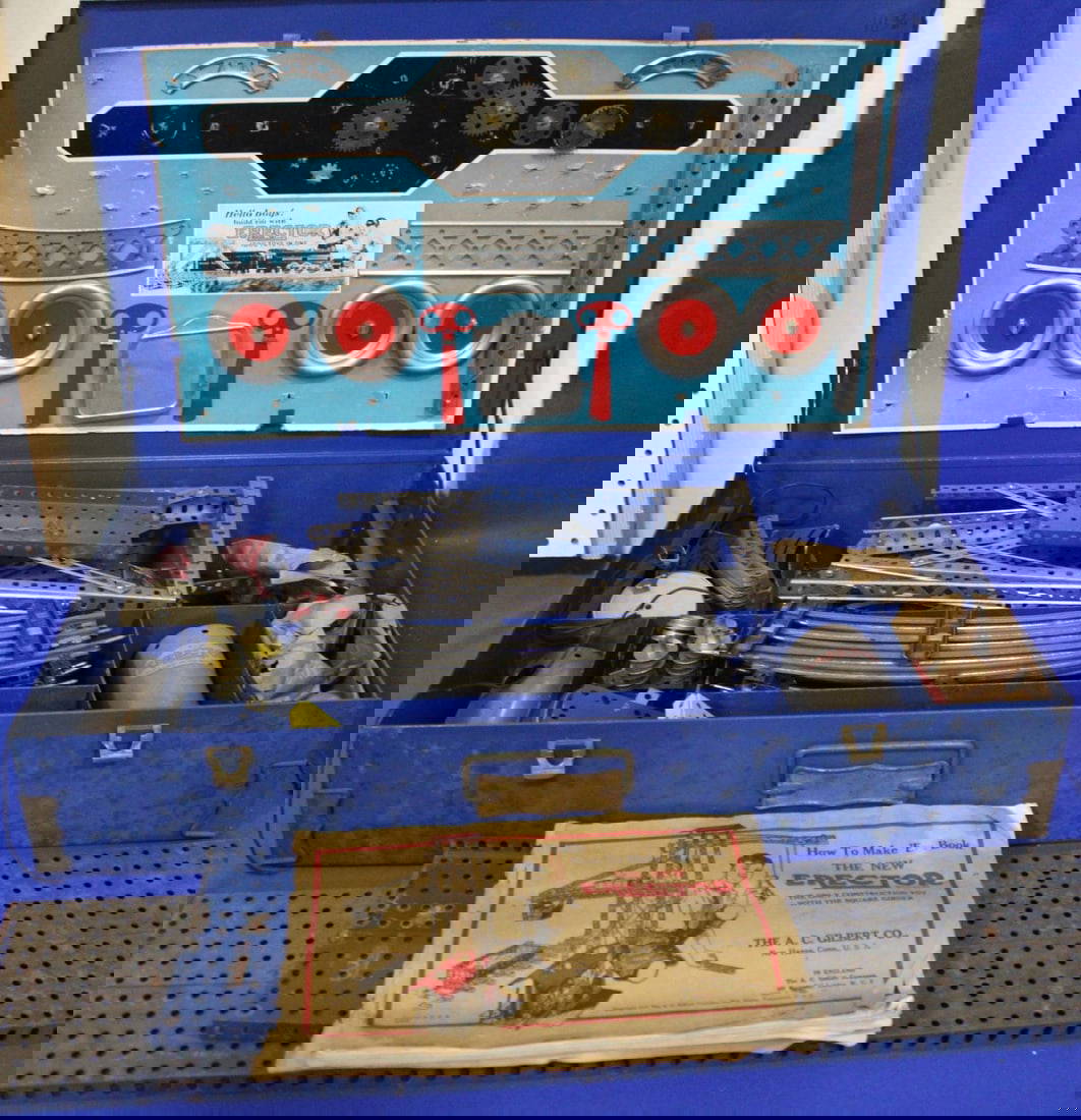 1938 Rare Model Gilbert Erector Set No. 10 1/2 Auction