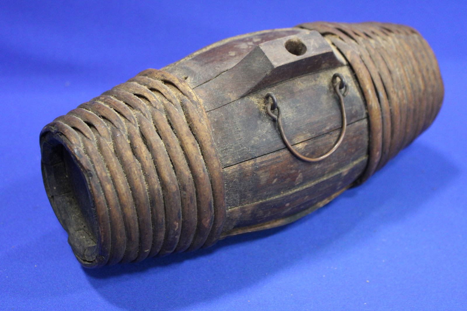 1750-90s Revolutionary War Era Stave Canteen Auction