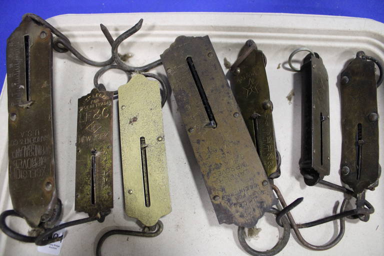 Group Of Spring Balance Scales