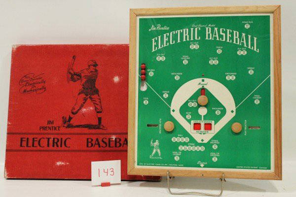 1940s Electric Game Co. Jim Prentice Baseball Game