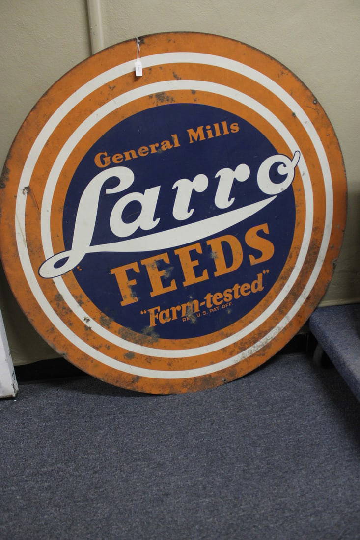 General Mills Larro Feeds Sign - Jun 02, 2024 | Stony Ridge Auction In Oh