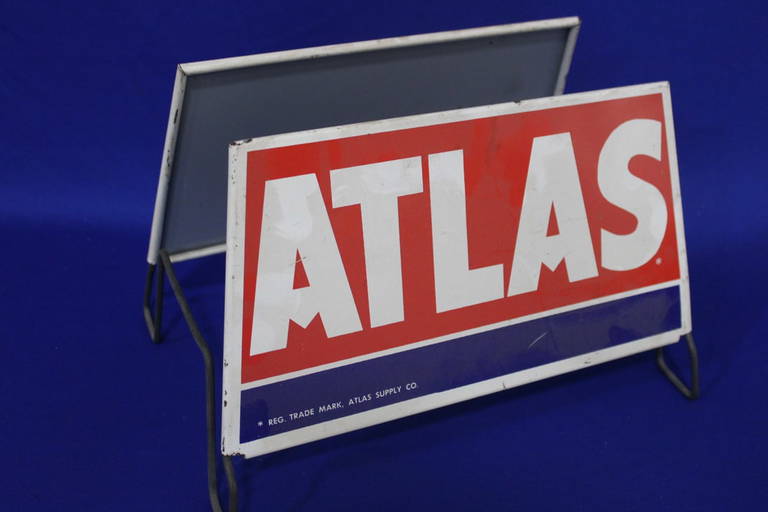 Atlas Gas Station Tire Stand