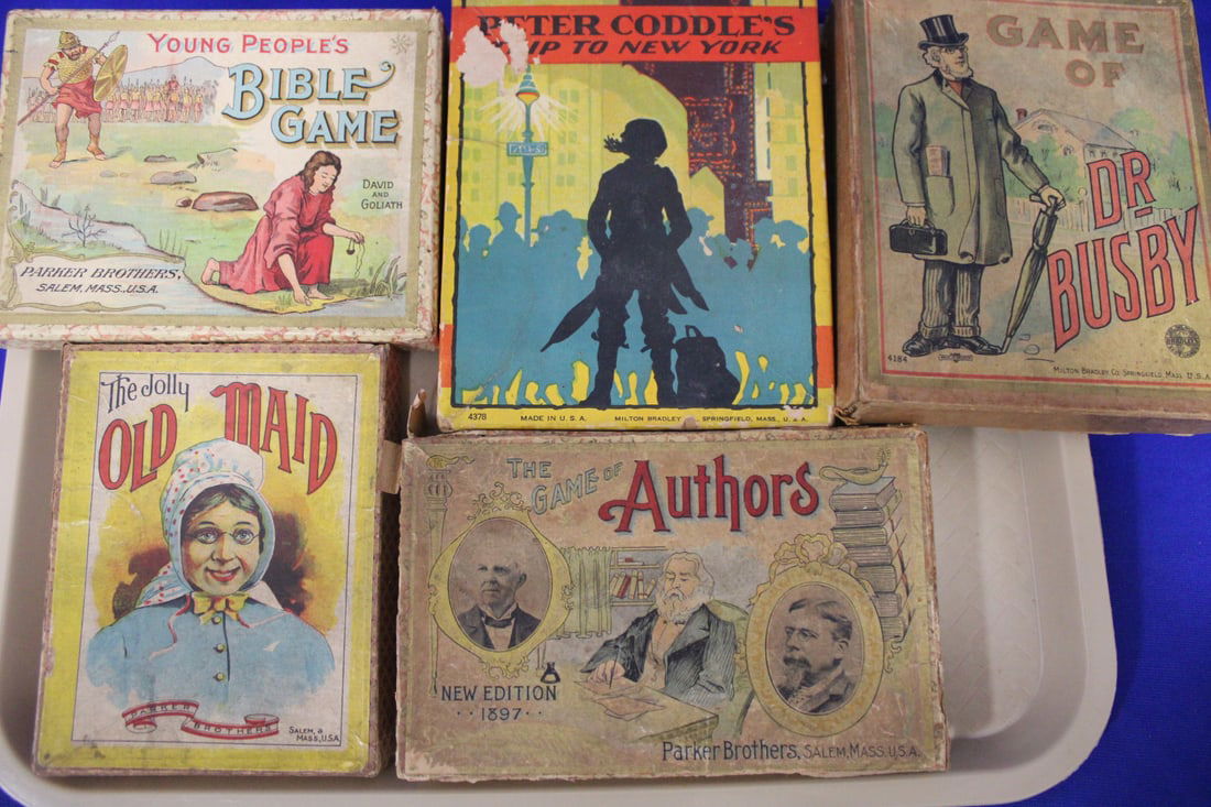 Misc 19th C Games - Dr. .busby & Others Auction