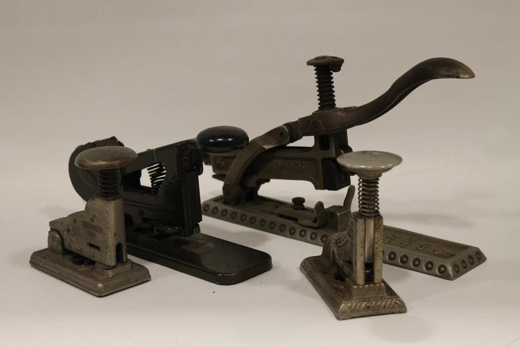 4 1890-1900s Staplers