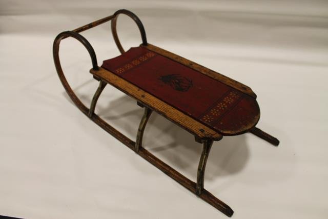 Paris Mfg. Child's Sled No. 61 Horse Head