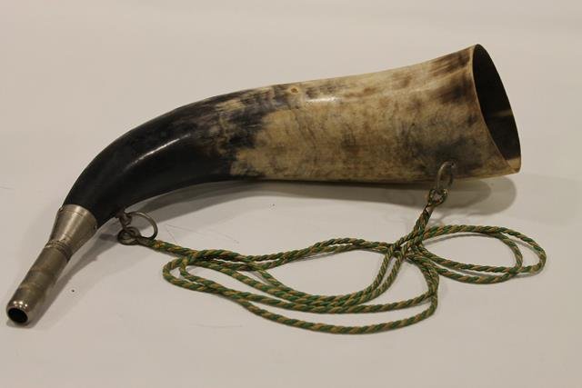 1800s Steer's Horn Fox Hunt Call Horn