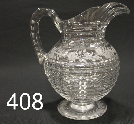 American Brilliant Period Cut Glass Sinclaire Water