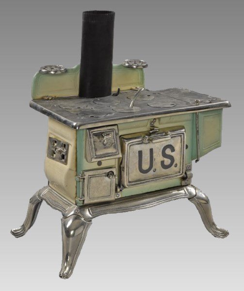 Gothic Porcelain Salesman Sample Stove 1 of 7 in Sale
