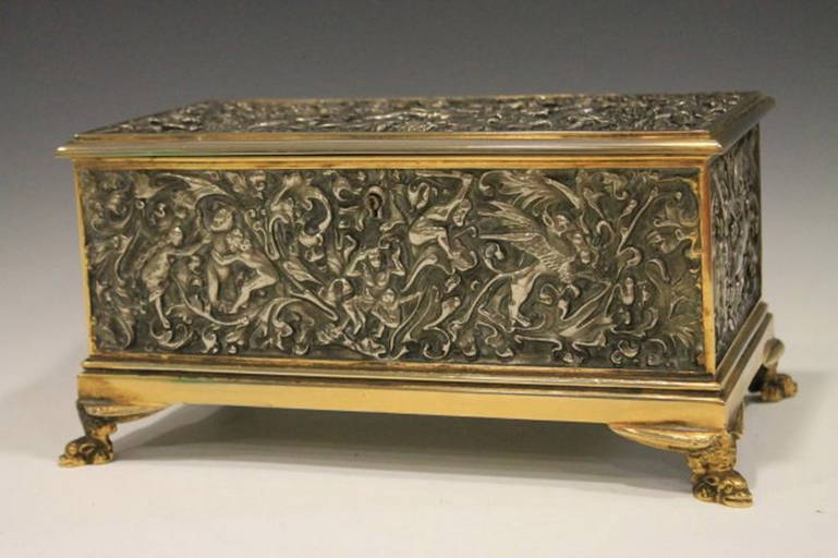 Repousse Jewelry Box