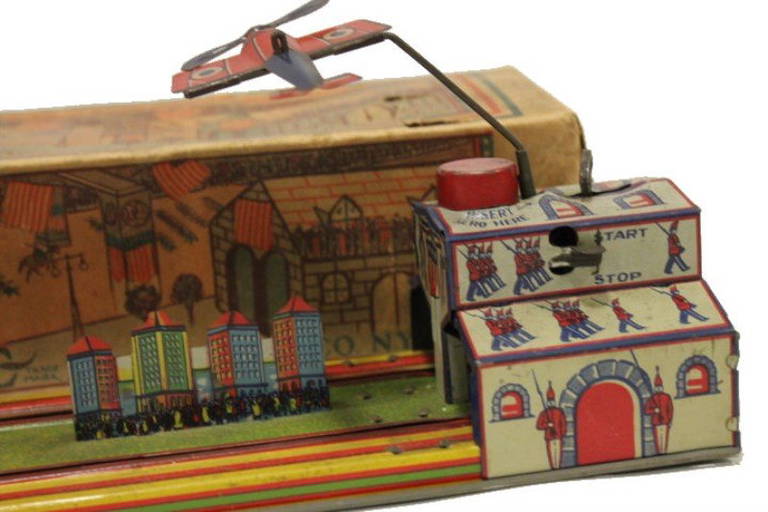 Louis Marx The Big Parade Wind Up Toy & Box