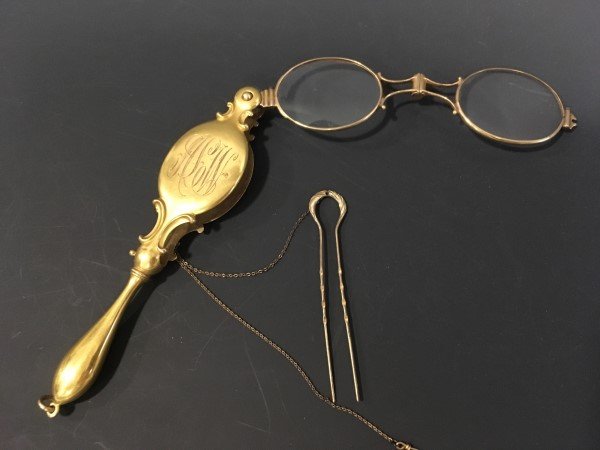 14K Gold Victorian Lorgnette, .960 T Ounces