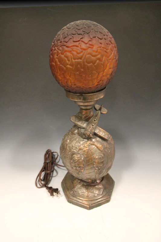 1935 Will Rogers & Wiley Post Lamp