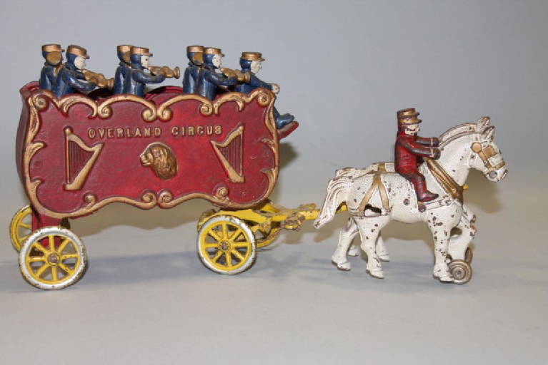 Overland Circus Band Wagon W/ Musicians