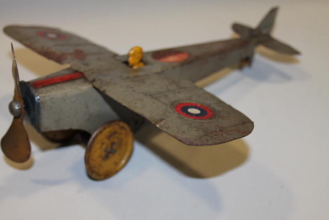 Girard Toys Tin Wind-Up Airplane