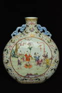 FAMILLE ROSE MOON FLASK QIANLONG MARK AND PERIOD - May 29, 2021 ...