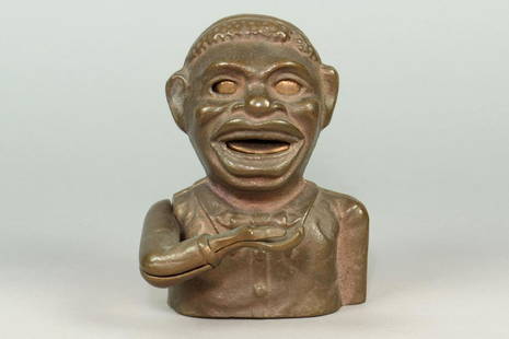 Jolly N Mechanical Bank Shepard Hardware