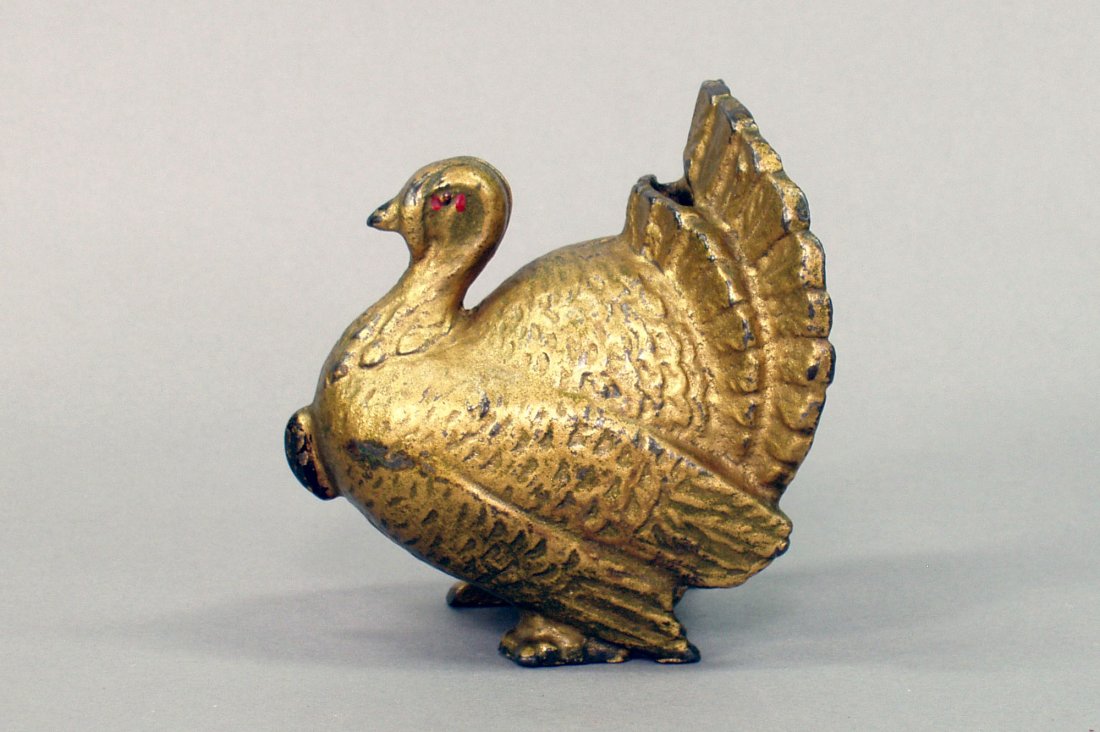 Cast Iron Turkey, Sm. Still Bank