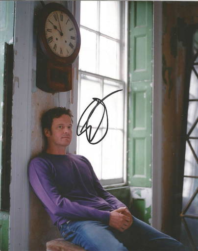 Colin Firth signed 10 x 8 colour Photoshoot Portrait (#0181) on Dec 19 ...