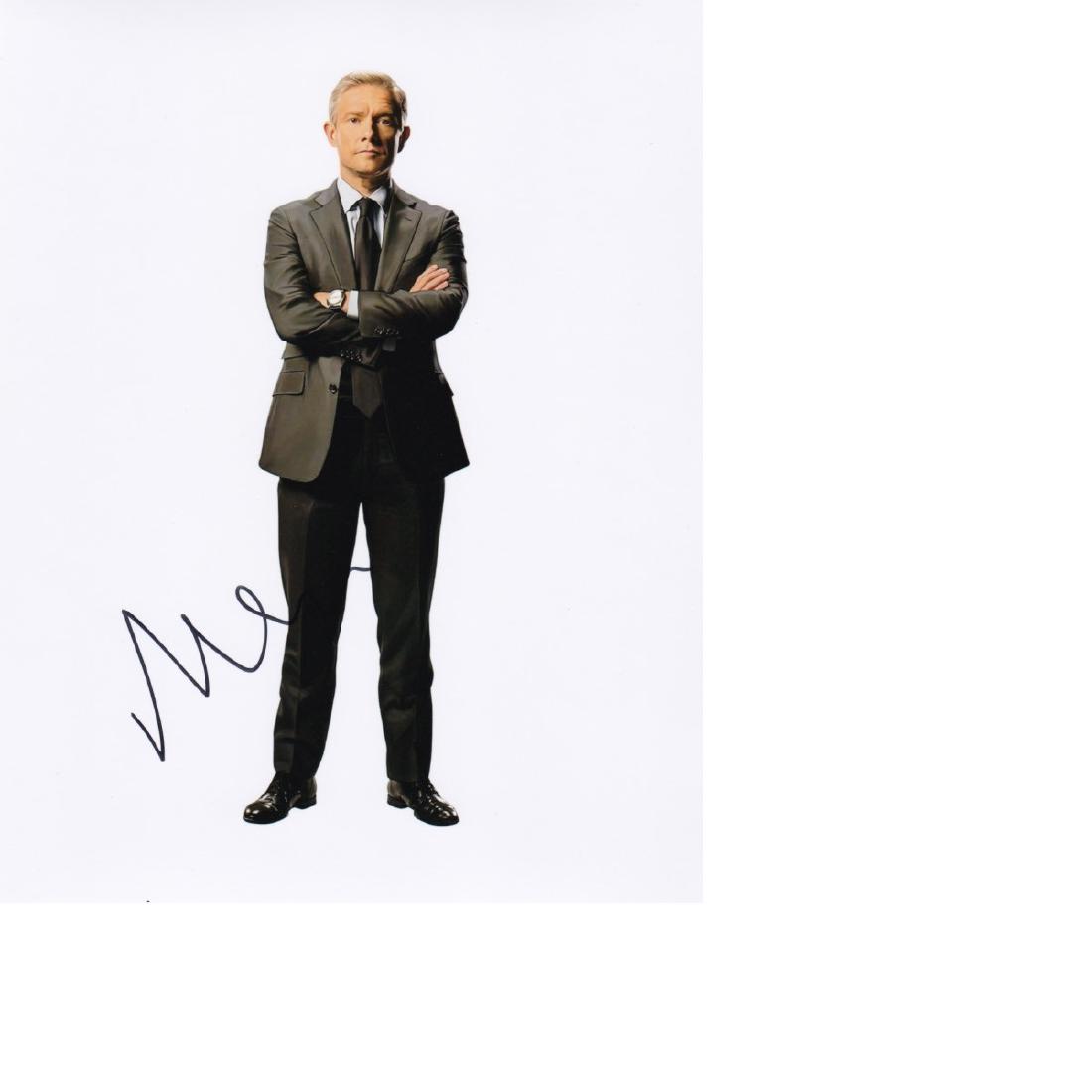 Martin Freeman Signed 8 x 10 inch Photo. Good