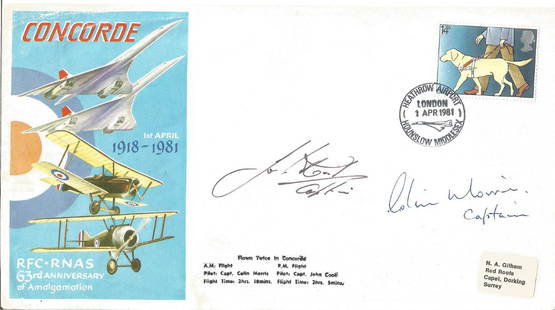 Concorde Captain Tim Orchard And Captain John