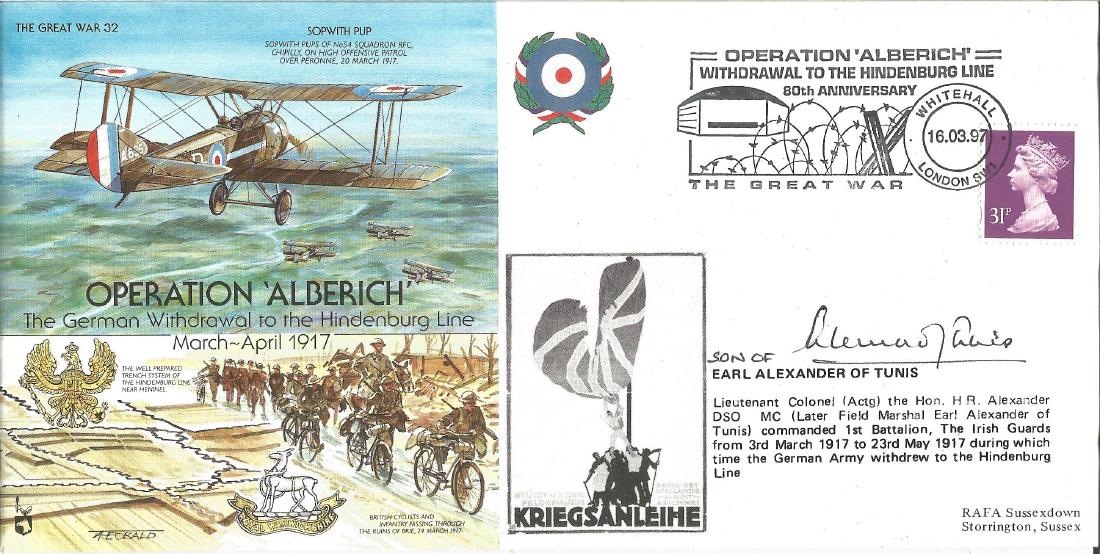 Great War cover Operation Alberich The German