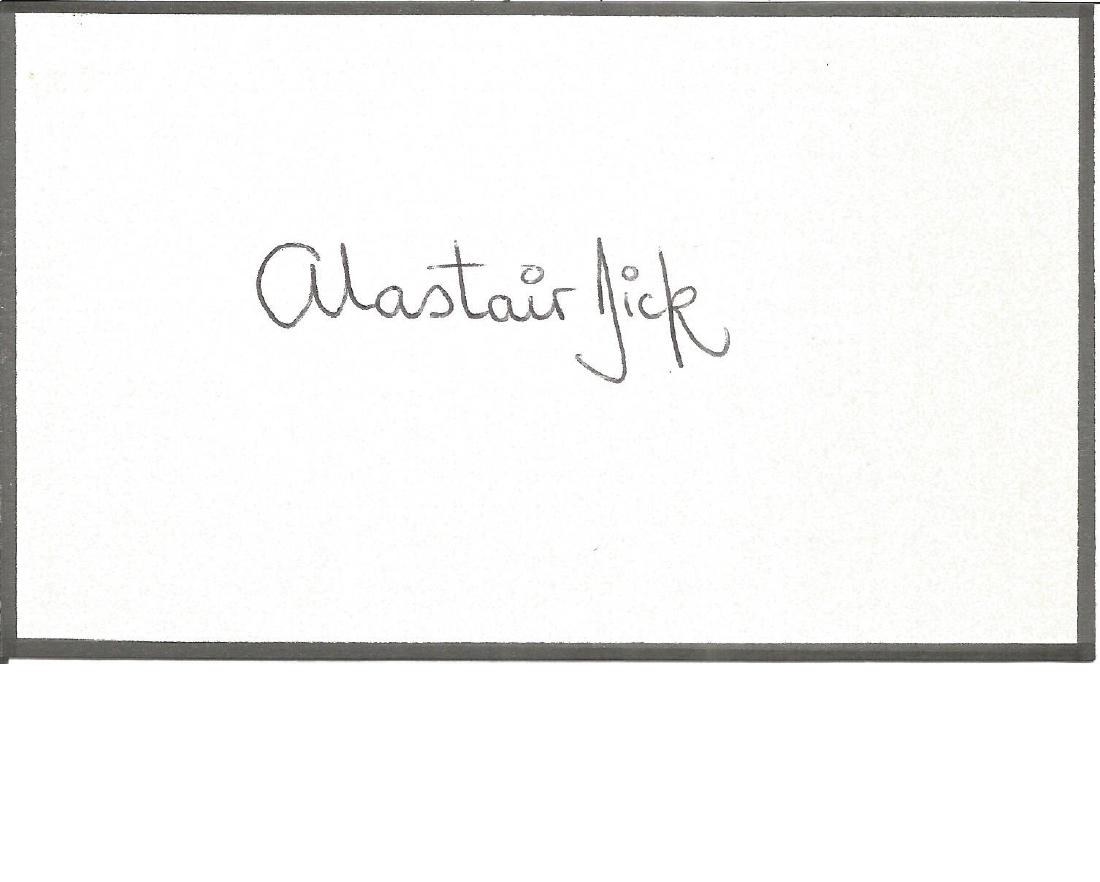 Football Autograph Alastair Dick Signed Card 12. 5cm x - Apr 24, 2019 ...