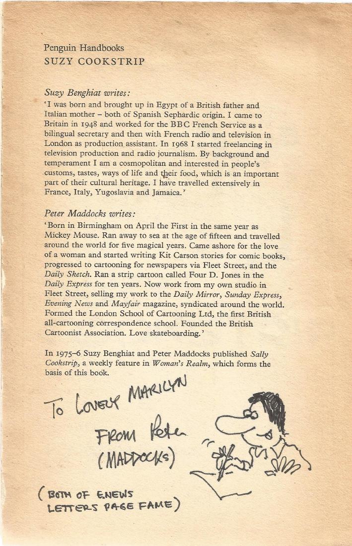 Peter Maddocks Cartoonist Signed 1978 Softcover Book