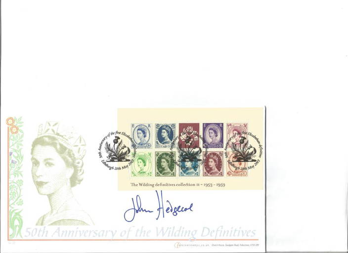 Prof J Hedgecoe Signed 50yrs Of The Wilding Definitives