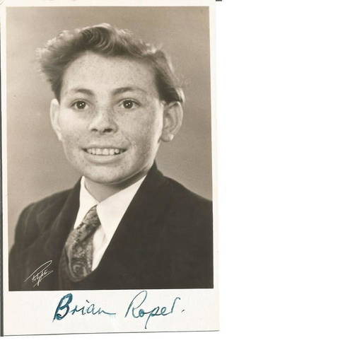 Brian Roper Signed 6x4 B/w Photo. Good Condition. All