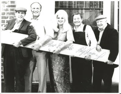 Reg Varney Actor Signed On The Buses Photo. Good