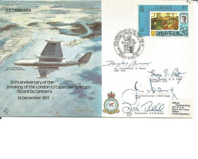 Avm D Bower, Grp Capt G G Petty, Wg Cdr J Mccraig And