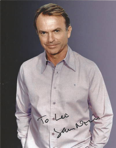 Sam Neill Signed 10 X 8 Colour Photoshoot Portrait