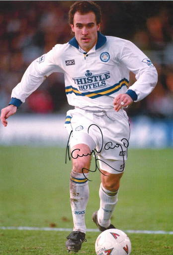 Tony Dorigo 16x12 Signed Colour Football Photo Pictured