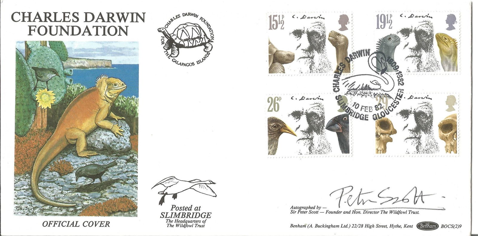 Sir Peter Scott signed 1982 Benham official Charles - Oct 30, 2019 ...