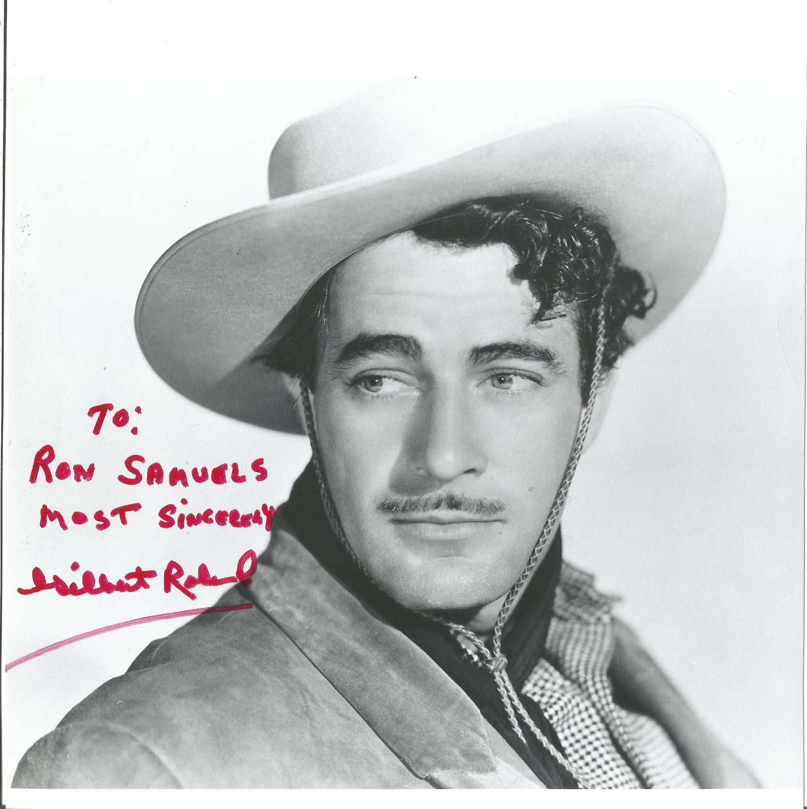 Gilbert Roland signed 8x8 black and white photo. - Nov 13, 2019 ...