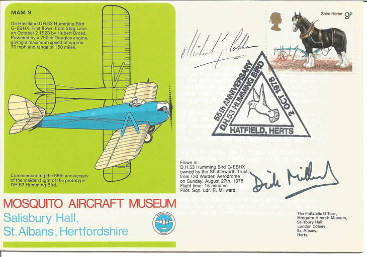 Richard Dick Millward Pilot And Michael J. Cobham Son