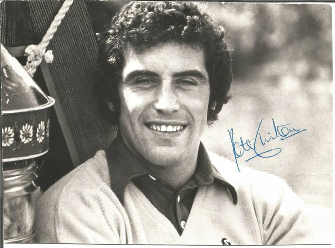 Peter Shilton England Legend Signed Vintage Photo. Good