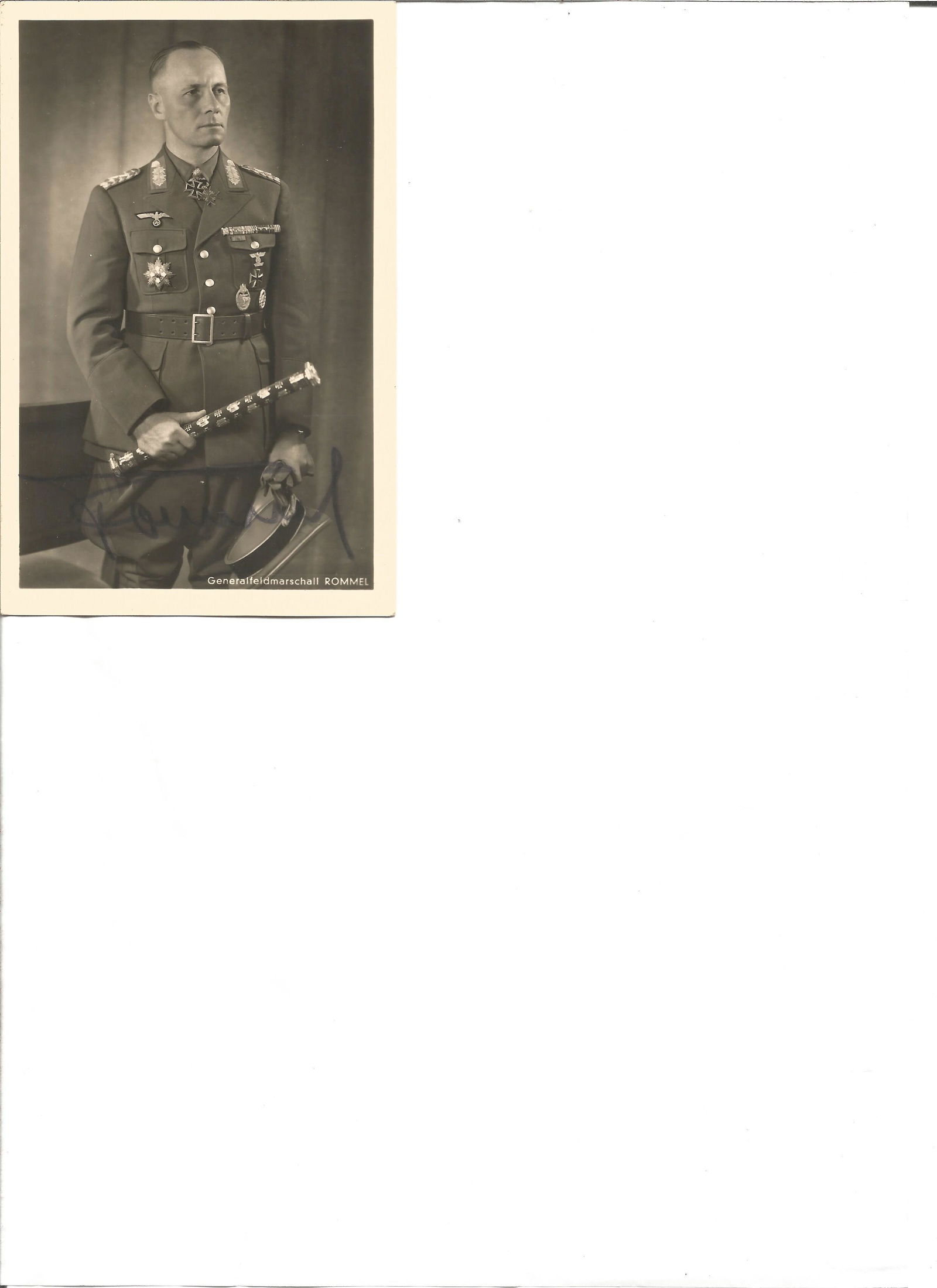 Generaloberst Rommel Signed Postcard Field Marshall - Mar 25, 2020 ...