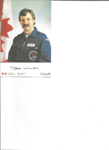 Astronaut Canadian Dave Williams NASA signed 6 x 4 - Mar 25, 2020 ...