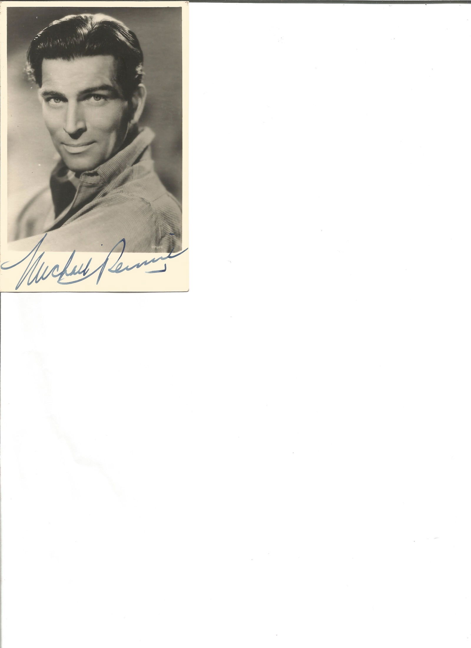 Michael Rennie signed 6x4 vintage photo. 25 August 1909 - Mar 27, 2020 ...