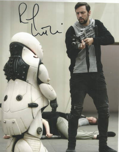 Ralf Little Actor Signed Doctor Who 8x10 Photo . Good