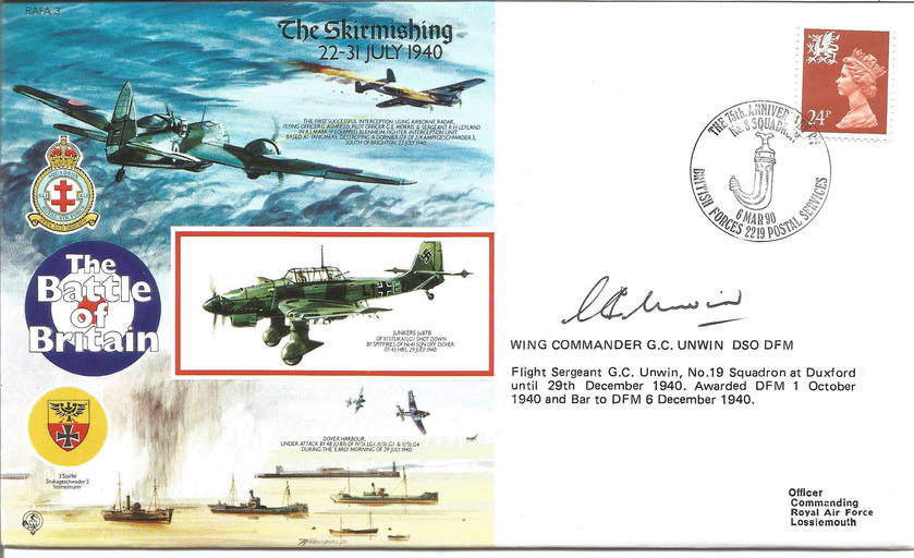 Wg Cdr George Grumpy Unwin DSO DFC WW2 BOB pilot signed - Jun 10, 2020 ...