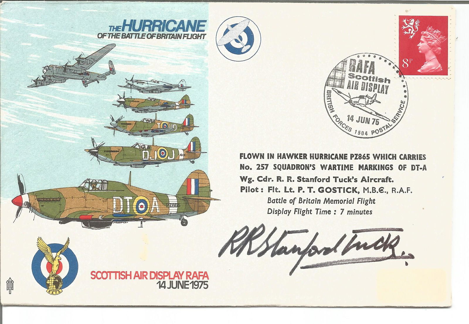WW2 fighter ace Robert Stanford Tuck DSO DFC signed - Jun 17, 2020 ...