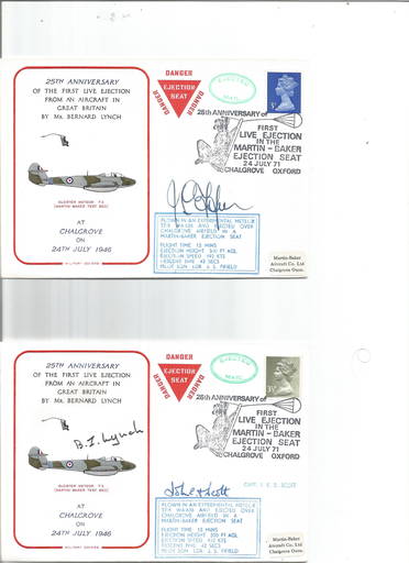 Ejection Seat covers, two RAF Chalgrove covers comm. - Jun 17, 2020 ...