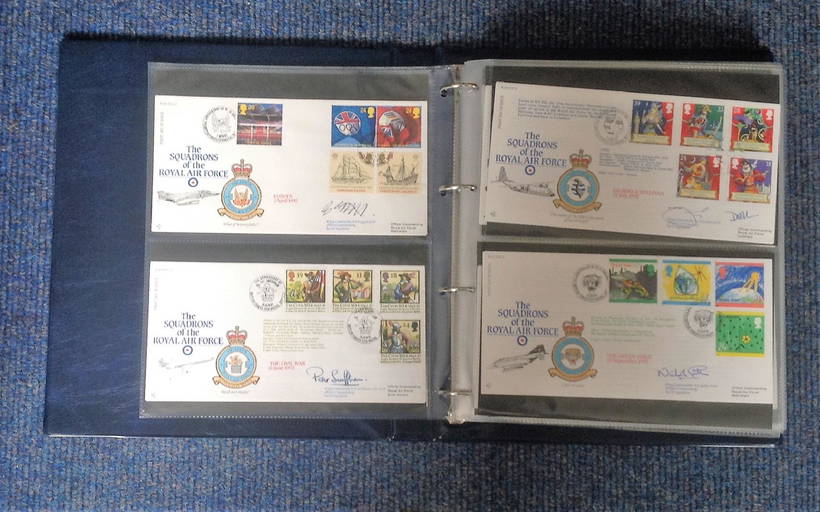 Raf Fdc Signed Collection. Complete Set Of 62 Squadrons