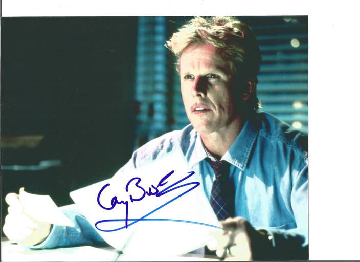 Gary Busey Signed 10 X 8 Inch Colour Photo. All