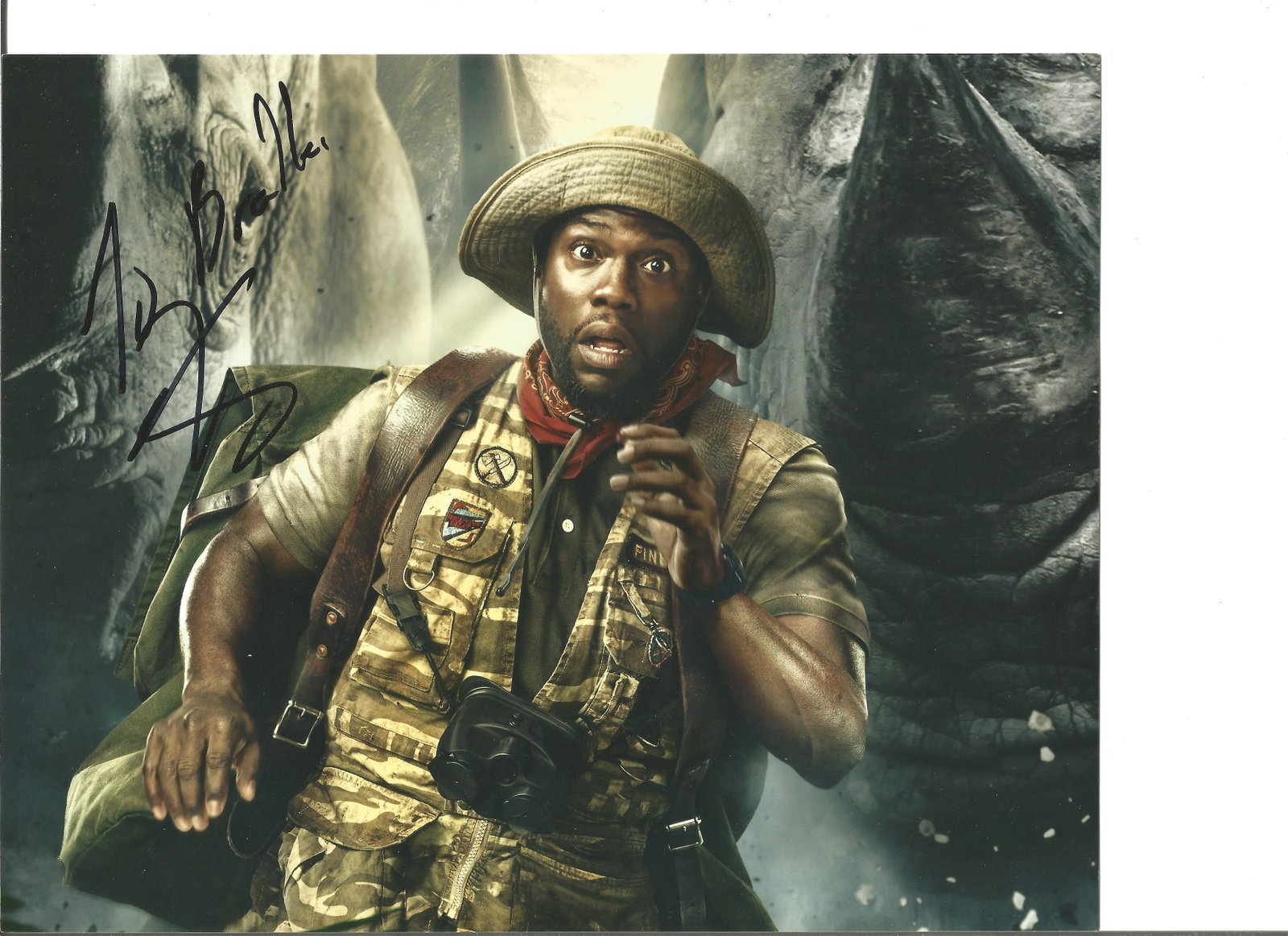 Kevin Hart Jumanji Actor Signed 10x8 Inch Colour Photo.
