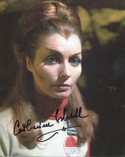 Catherine Schell Actress Signed Space 1999 8x10 Photo.