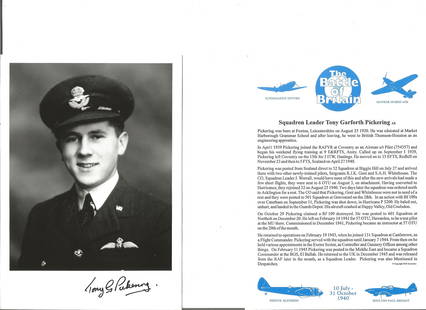 Sqn. Ldr. Noel Henry Corry Battle Of Britain Fighter