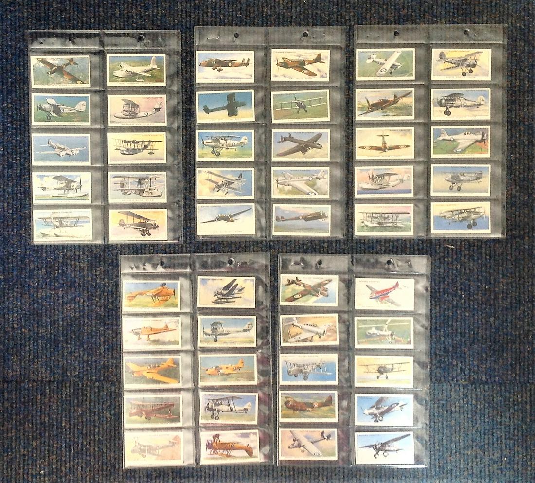 Raf Collection Full Set Of 50 Players Cigarette Cards